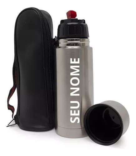 Garrafa Térmica Squezze Personalizada Logo Nome 350ml Mercadolivre
