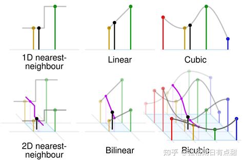 图像插值：最近邻、双线性、双三次 知乎