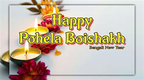 갈어 새해 Magh Bihu 행복한 Pohela Boishakh Bangla Noboborsho 소셜 미디어 게시물 프리미엄