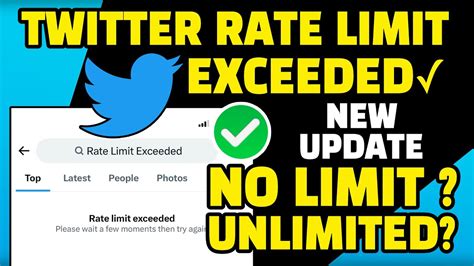 Rate Limit Exceeded Twitter? QUICK FIX 100% Working Twitter Rate Limit ...
