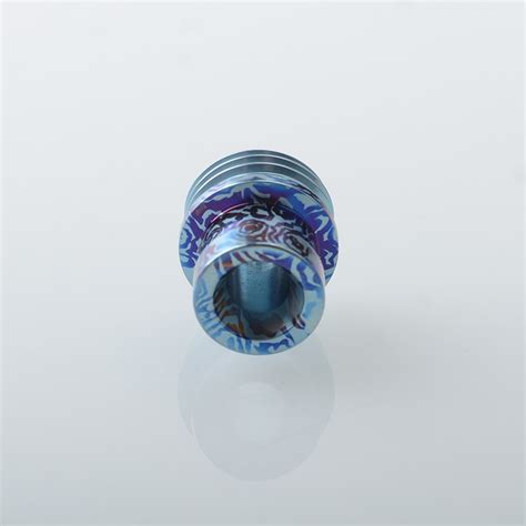 Buy Authentic Mk Mods Ti Type2 Drip Tip Button Set For Cthulhu Aio Blue