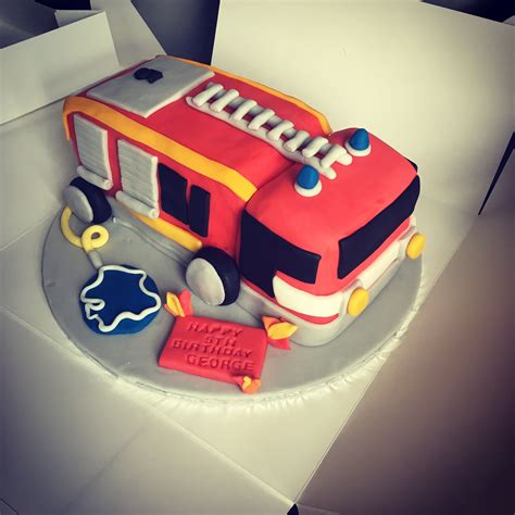 Fire Engine Cake Fire Engine Cake Homemade Cakes Cupcake Cakes