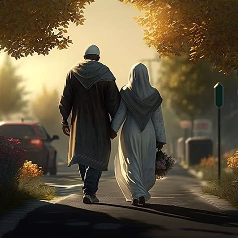 Best 12 Muslim Couple Sitting By Mosque Full Moon Night Romantic Artofit