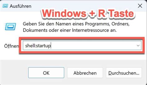 So öffnest Du Den Autostart Ordner Unter Windows 11