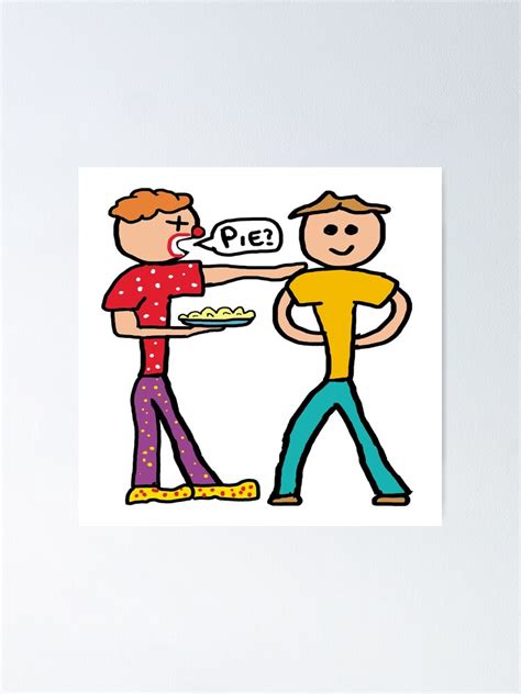 Custard Pie In The Face Poster For Sale By Mark Ewbie Redbubble