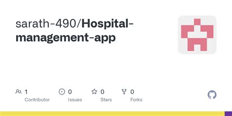 GitHub Sarath 490 Hospital Management App