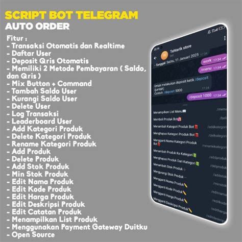 Jual Script Bot Telegram Auto Order Shopee Indonesia
