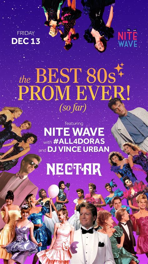 Nite Wave The Best 80s Prom Ever So Far W All4doras And Dj Vince