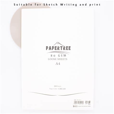 Off White A4 Size Paper 50 Sheets Papertree