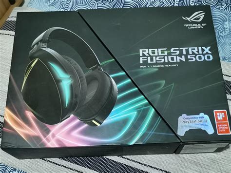 Asus Rog Strix Fusion 500 With Headphone Stand Audio Headphones