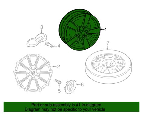 2017 2020 Porsche Wheel 982 601 025 B 88z Oem Parts Online