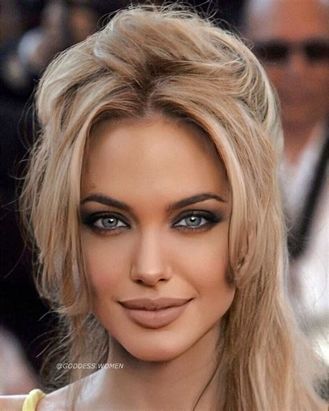 Goddess Women On Instagram Blonde Or Black Hair🔥 ️” Angelina Jolie