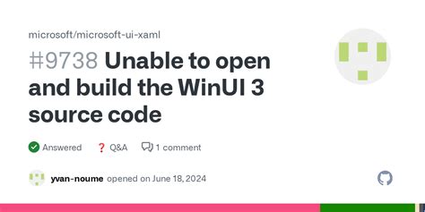 Unable To Open And Build The Winui 3 Source Code · Microsoft Microsoft