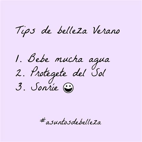 Tips De Belleza Para El Verano