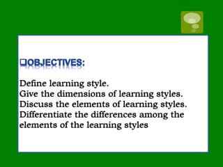 Educ Learning Style PPTX