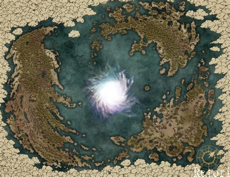 Aetheria World Region Map By Candyhighdraws On Deviantart