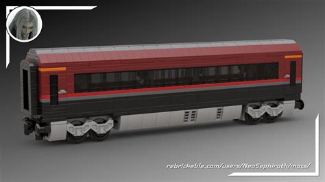 Lego Moc Öbb Railjet Passenger Wagon By Neosephiroth Rebrickable Build With Lego