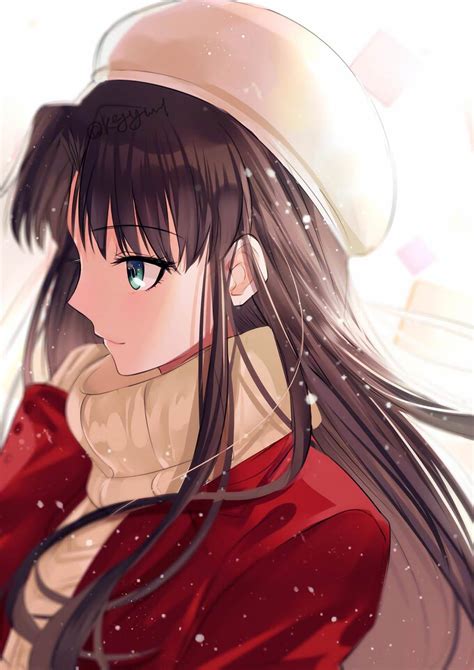 Rin Dressed In Winter Attire Rfatestaynight