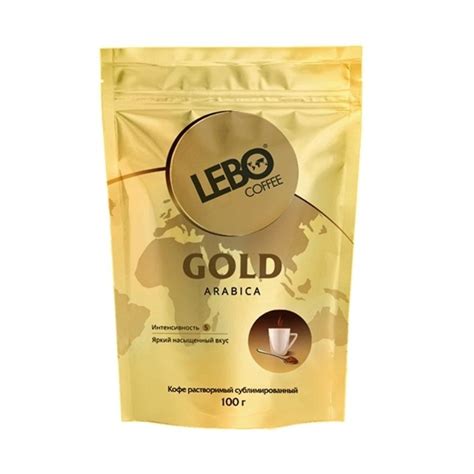 Кофе растворимый LEBO GOLD 100г пакет арт. 12062 - купить в Москве ...