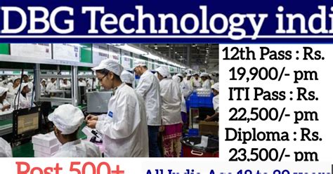 DBG Technology India Private Limited New Latest Vacancy ITI Job Interview ITI Campus Placement