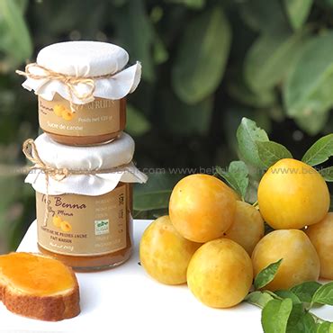 Confiture Artisanale De Prunes Jaunes Au Sucre De Canne G Bebbhar