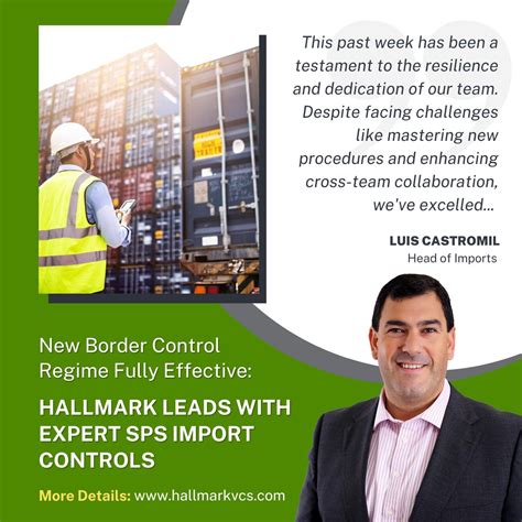 Hallmark Implements New Sps Import Checks In The Uk A 2024 Update