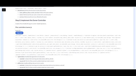 Beauty Salon Rest Api Node Mongodb Youtube