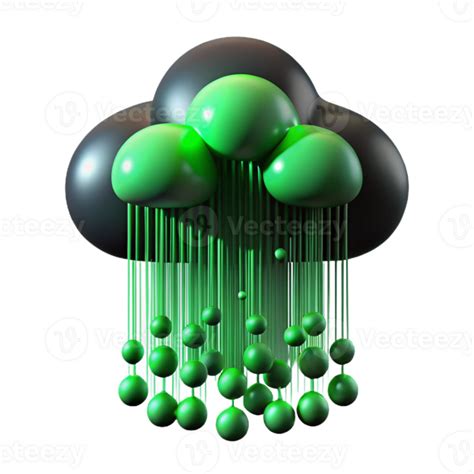 Dramatic Abstract A Digital Rain Of Binary Code Cascading High