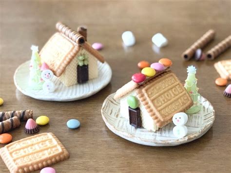クリスマスは親子でヘクセンハウス作り！市販のお菓子で気軽にチャレンジ ぎゅってweb お菓子の家 クリスマス クッキング