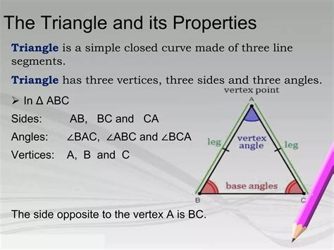 Properties Of A Triangle Pptx