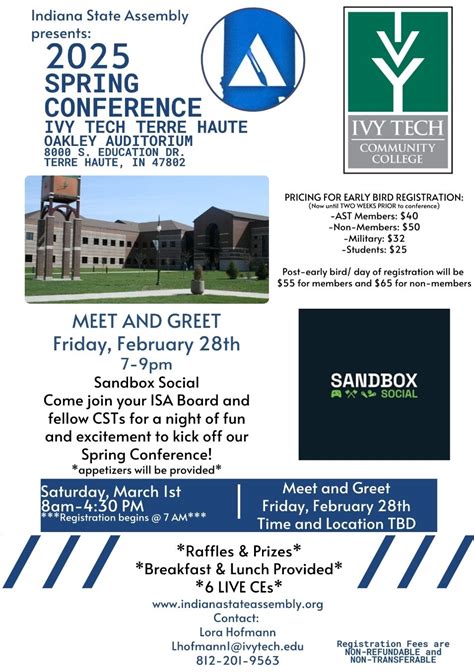 Indiana 2025 Isa Spring Conference Have You Registered For Our Upcoming Spring Conference
