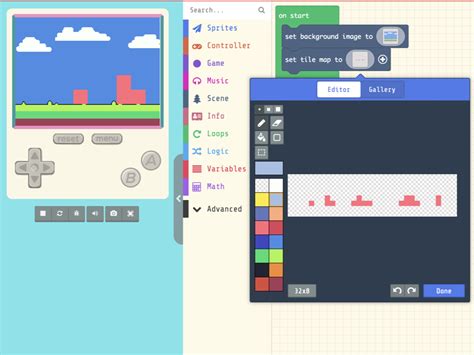 Create Tile Maps For Makecode Arcade Little Bird Guides
