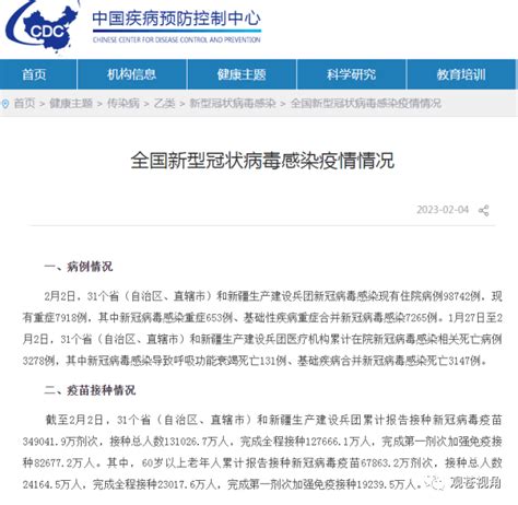 重磅！近100000新冠病人仍在住院！我国病毒死亡