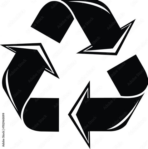 Recycling Symbol Eco Friendly Recycling Symbol Recyclable Logo Sign