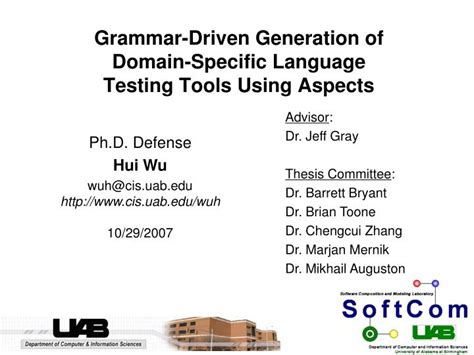 Ppt Grammar Driven Generation Of Domain Specific Language Testing