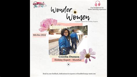 Wonder Women With Cecelia Dsouza On GO MMT Radio Tune In Now