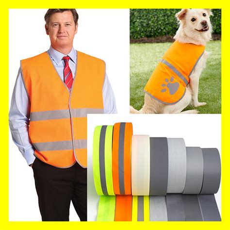 100 미터 밝은 밤 반사 직물 교통 안전 경고 의류 소재 안전 반사 응고 형광 Ccreen 도로 안전