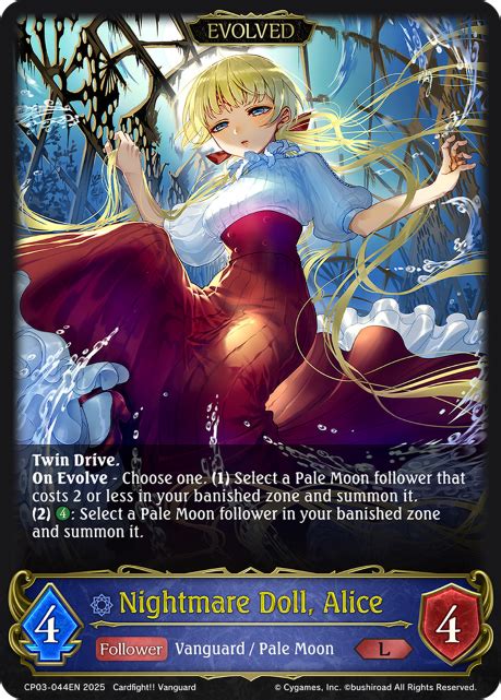 Nightmare Doll Alice Evolved L Cardfight Vanguard Cards Singles