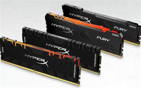hyperx adds new predator ddr4 rgb and fury ddr4 rgb with kits up to