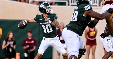 Who Started At Qb And Other Answers From Michigan State Win Over Cmu