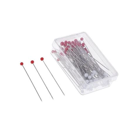 Unatoiry 100 Pieces Glass Ball Head Sewing Pins Quilting Dressmaking
