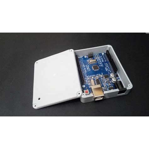 Корпус для Arduino Uno серый пластик повышенной прочности купить в Roboshop