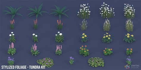 Stylized Foliage And Nature Pack Superhive Formerly Blender Market