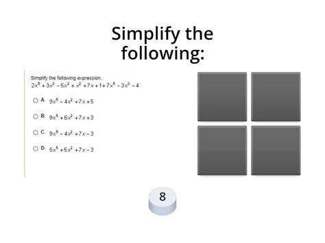 Polynomials Review Win Or Lose Quiz