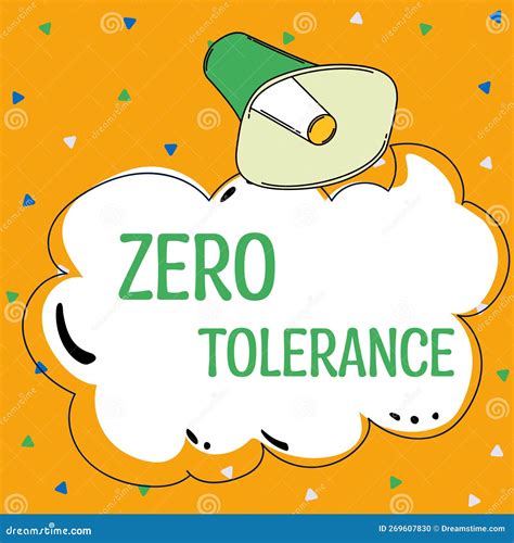 Conceptual Caption Zero Tolerance Conceptual Photo Refusal To Accept