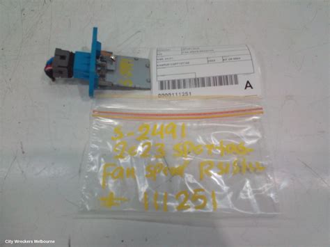 Kia Sportage 2023 Fan Speed Resistor