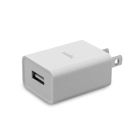 Logiix Usb Power Cube Classic Single Wall Charger 2023 White