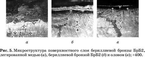 Microstructure Of The Surface Layer Of Beryllium Bronze Brb2 Alloying
