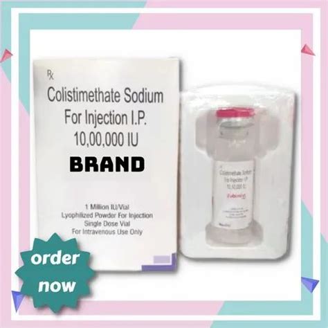 Third Party Colistimethate 1 Miu Injection At Rs 2099 Vial In Panchkula Id 24594420630