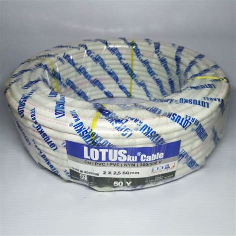 Kabel Listrik NYM 2x2 5 LOTUSku SNI TEMBAGA MURNI 50YARD Lazada